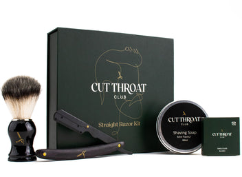 Beginners Cut Throat Razor Set | Mens Shaving Gift Set